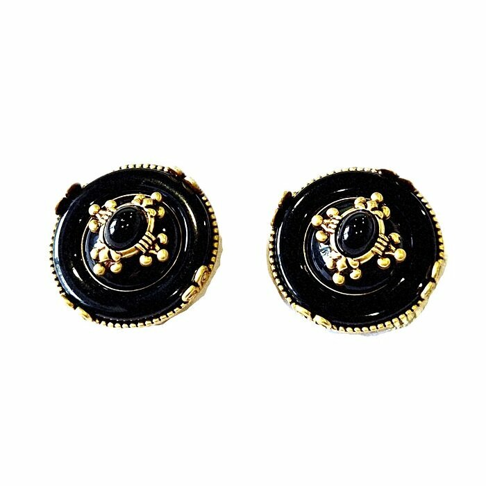 Серьги, серебро, 925 проба, эмаль, оникс