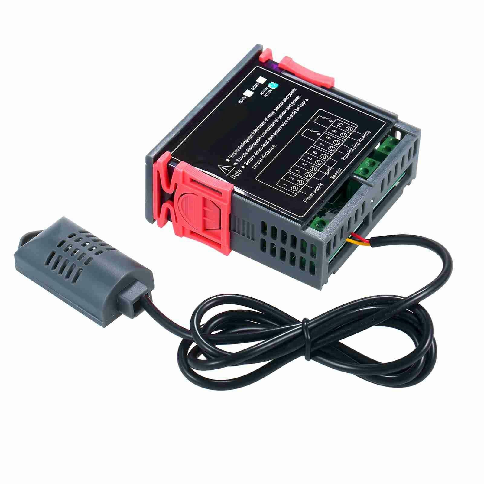 Цифровой контроллер температуры и влажности с дисплеем для отопления, охлаждения и увлажнения