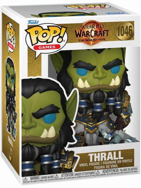 Шарнирная коллекционная фигурка HMTYQNB: Фигурка Funko POP! Games: World of Warcraft Thrall(1046)84298