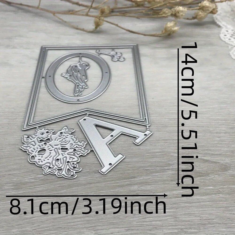 1pcs metal cutting dies cut die mold label decoration Scrapbook paper craft blade punch stencils dies