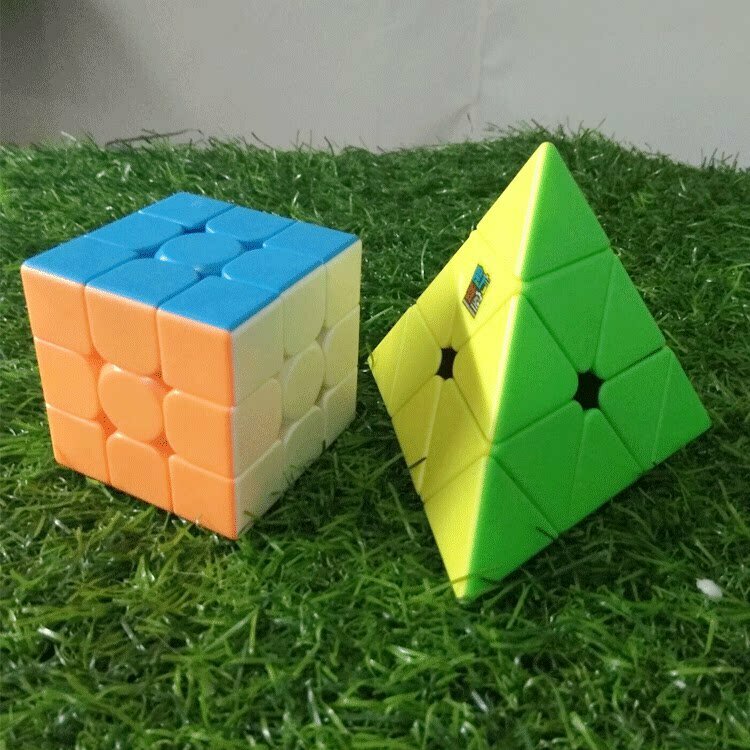 Кубик Рубика Magic Domain Culture 3x3 «Треугольная пирамида» — развивающая игрушка для школьников, начинающих, для