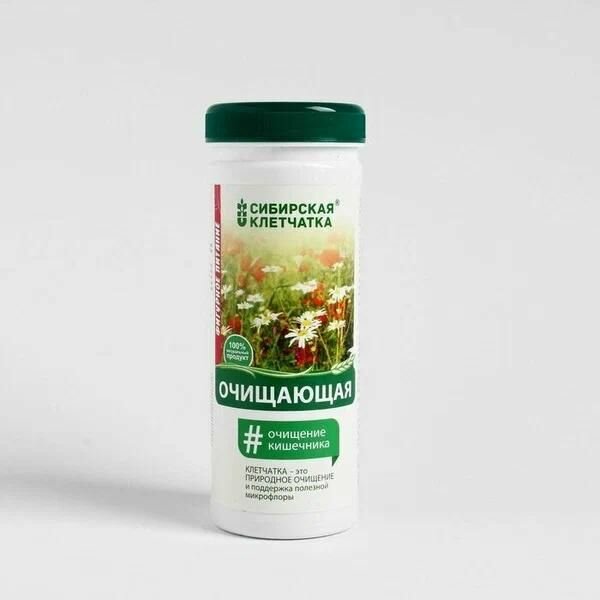 Зерновой продукт Сибирская клетчатка очищающая, банка, 170 г