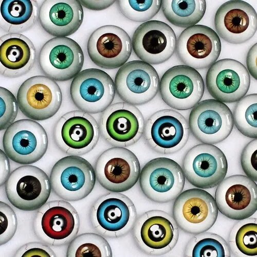 Стеклянные кабошоны 8mm Onebeading, 50шт