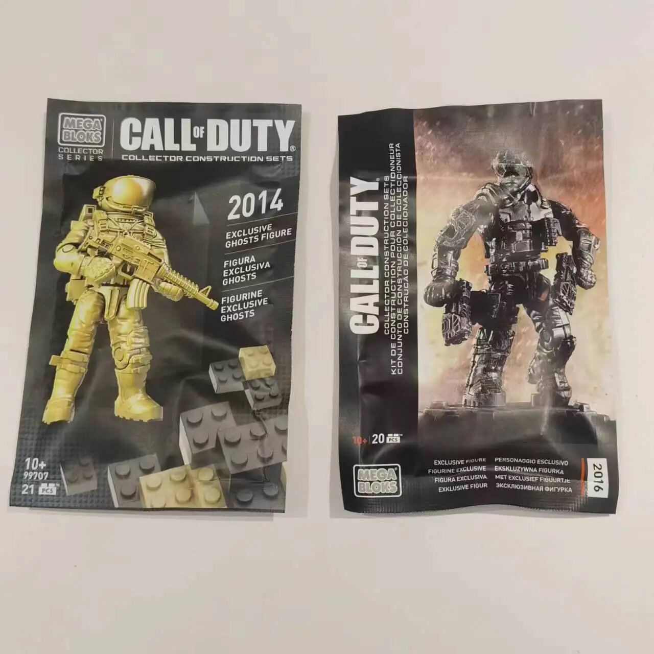 Эксклюзивные фигурки Mega Bloks Call of Duty 2014 и 2016 SDCC (99707 и DPW88)
