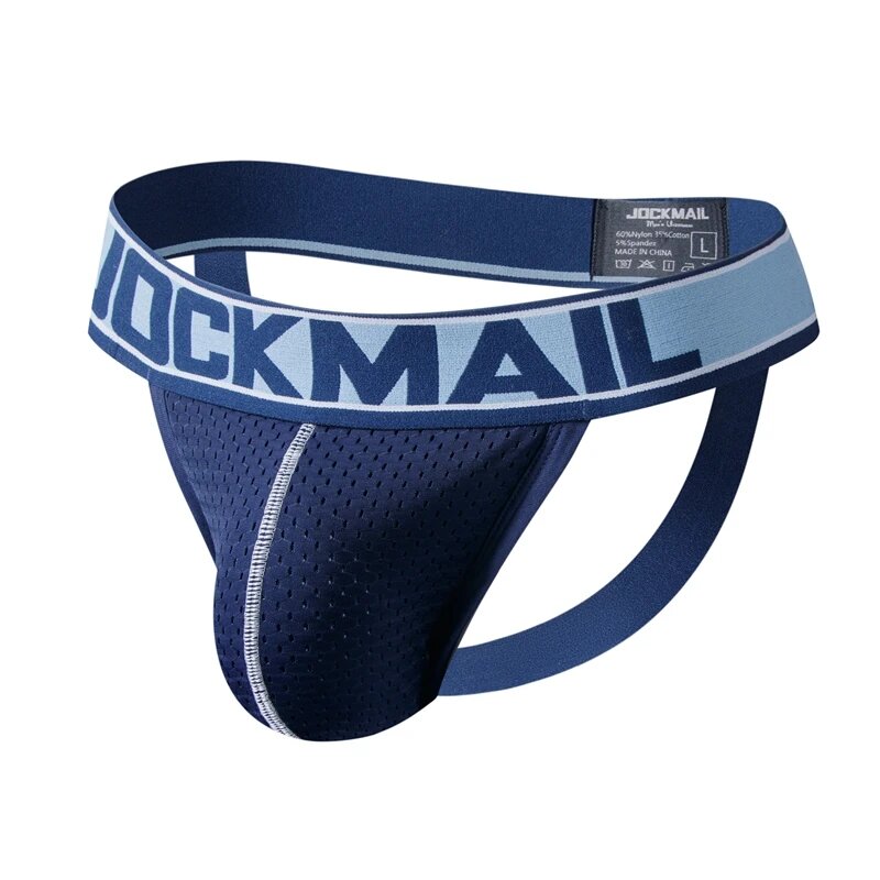 Мужские стринги JOCKMAIL, темно-синий, XL