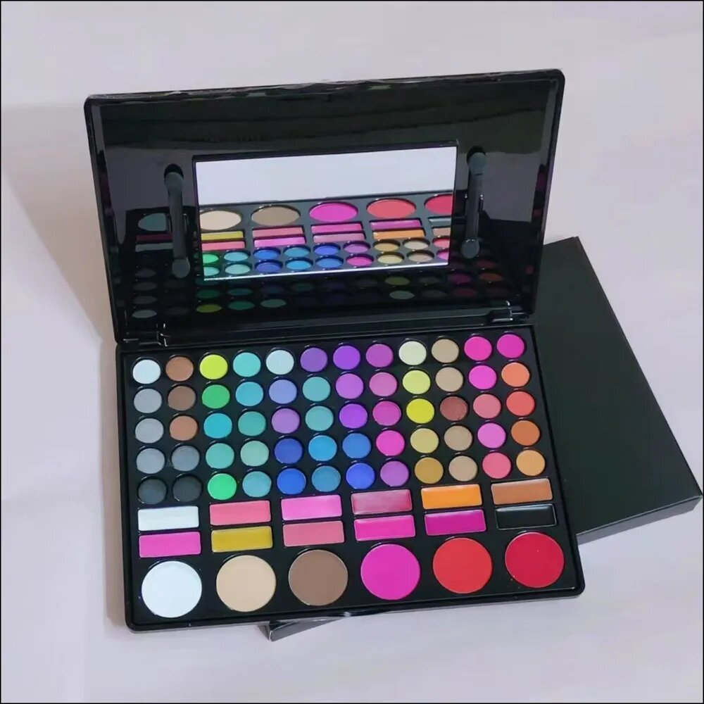 MYG/Набор декоративной косметики подарочный большой, минеральные тени для век и бровей, румяна, помада, всё для красоты девочкам подросткам
