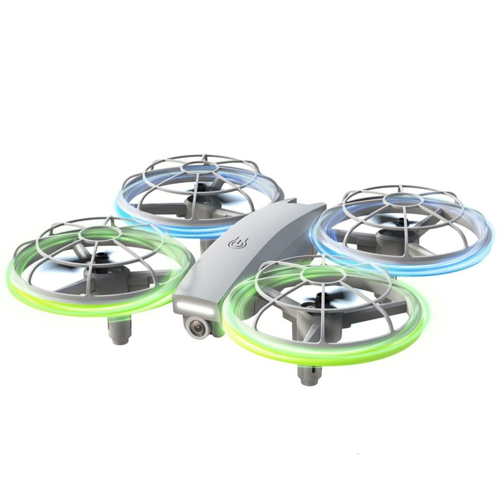 Квадрокоптер S60 для начинающих с LED-подсветкой, Нет аэрофотоснимка - Двойная батарея