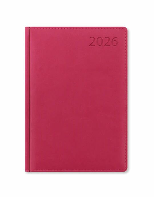 Еженедельник 2026г LETTS of London VERONA А5 154*218*16 розовый