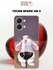 Чехол на Tecno Spark Go 3 / Текно Спарк Го 3 с принтом Заяц с вином