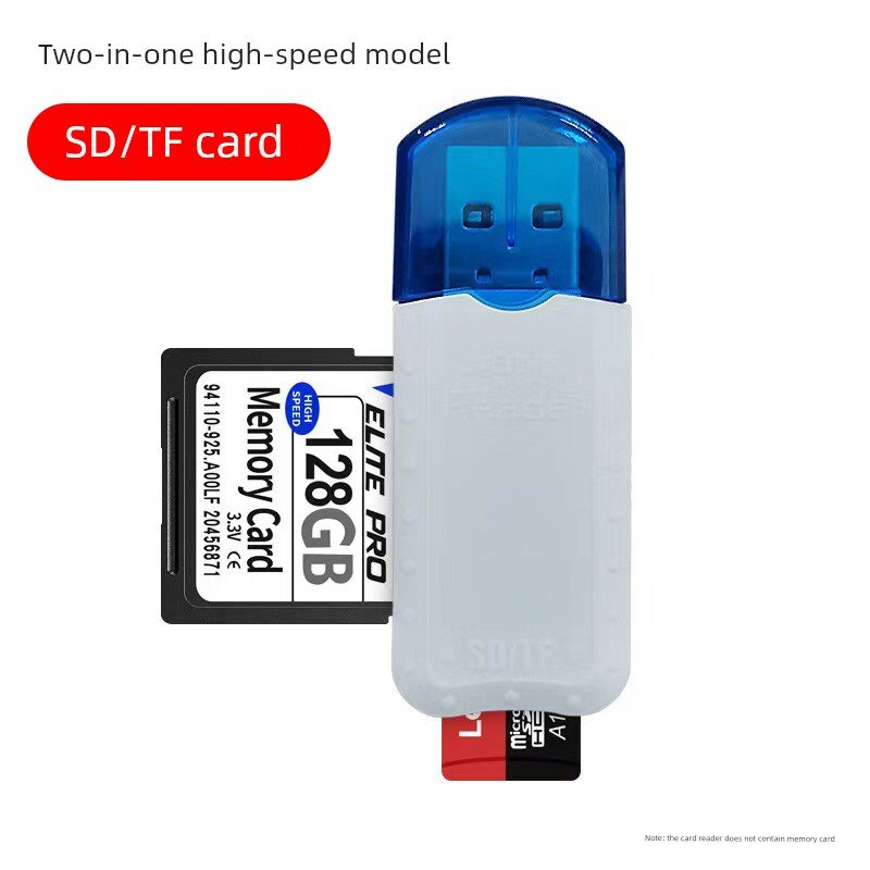 USB 2.0 2-в-1 TF/SD картридер для мобильных устройств