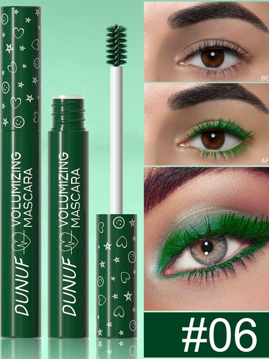 Подкручивающая Тушь Для Ресниц, 8 Цветов, Стойкая И Водостойкая.