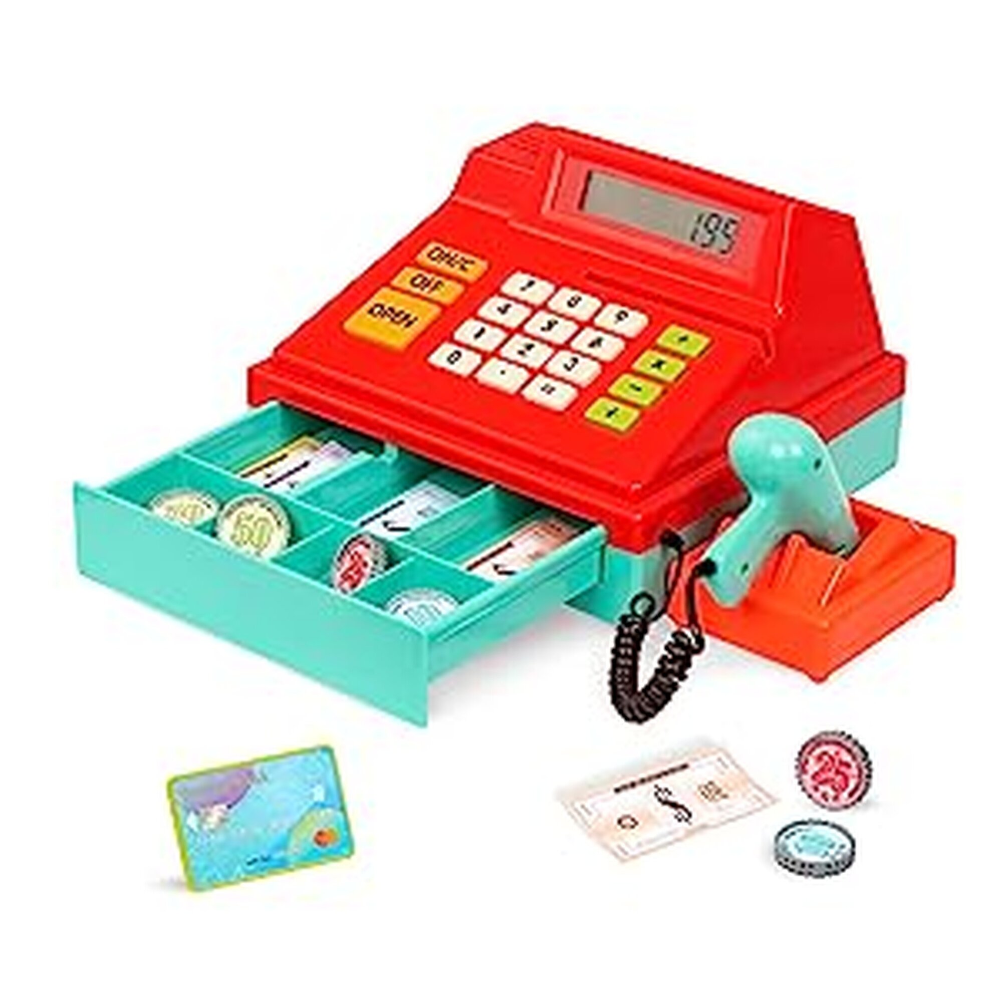Игровой набор Battat - Кассовый аппарат с аксессуарами для сюжетно-ролевых игр, 49 эл. - BT4681Z