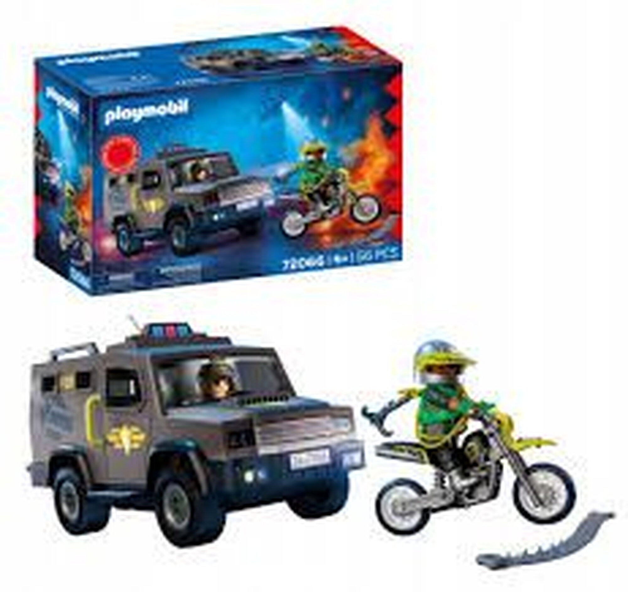 Конструктор Playmobil - "Тактическая машина спецназа" - Плеймобиль 72066