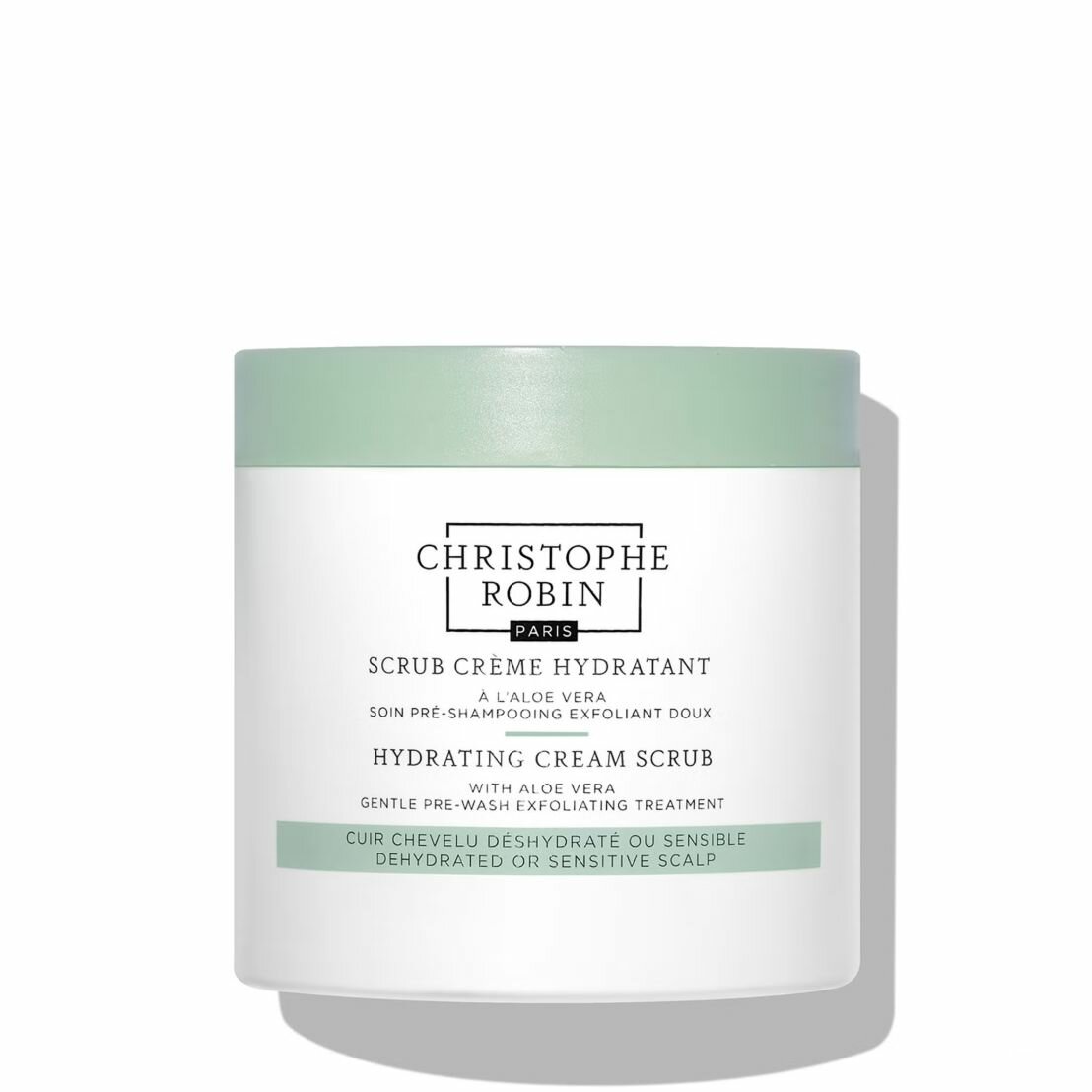 Christophe Robin Крем-скраб для кожи головы Hydrating Cream Scrub with Aloe Vera 250 мл