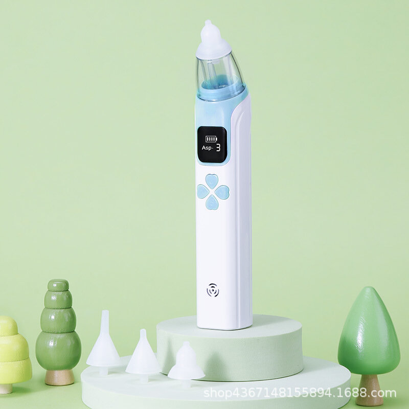 Самый продаваемый детский назальный аспиратор для очистки носа от заложенности, электрический назальный аспиратор с отрицательным давлением и защитой от рефлюкса для новорожденных.