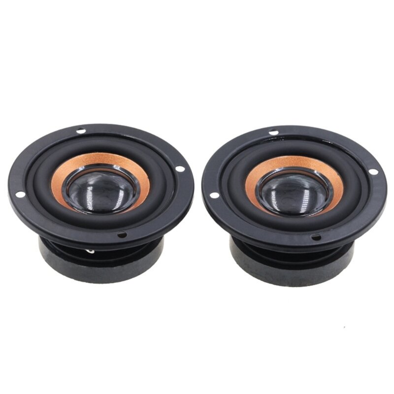 1 компл. Полночастотный Динамик Круглый 2 дюйма для Проектов DIY Низкочастотный Сабвуфер Громкоговоритель Круглый Водонепроницаемый