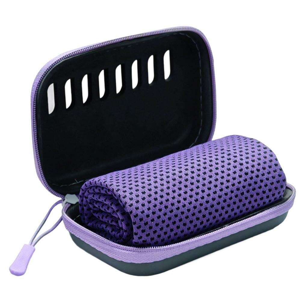 Дышащий коврик для упражнений 30×80 см, Purple