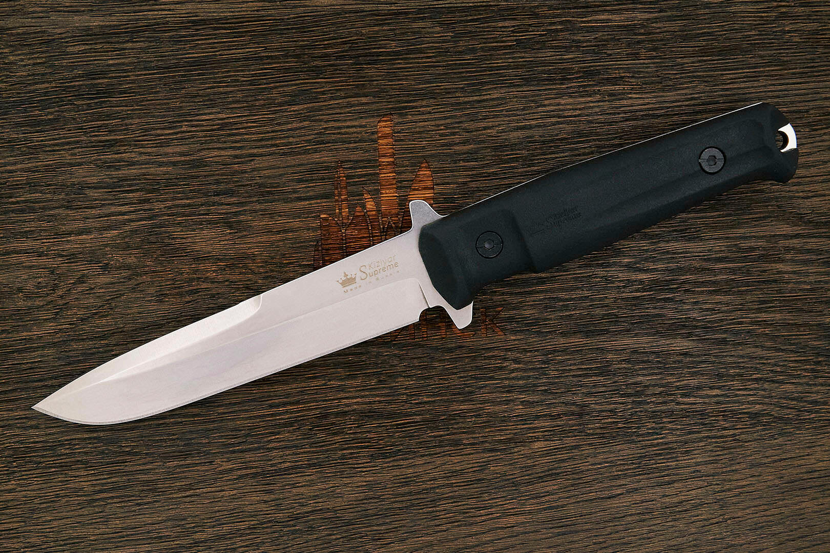 Нож тактический Kizlyar Supreme Trident, клинок 150мм, сталь AUS-8, рукоять кратон