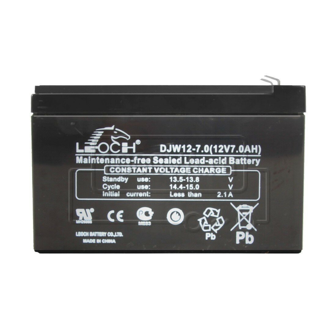 Батарея для ИБП Leoch DJW12-7.0 F2 12B, 7000мАч Свинцово-кислотный