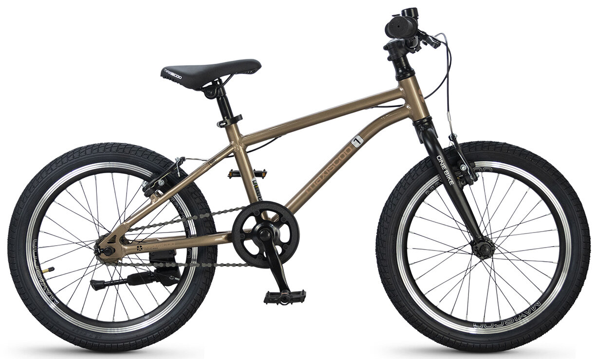 Детский велосипед Maxiscoo 1Bike 18' (2026) 18 Бронзовый (110-125 см)