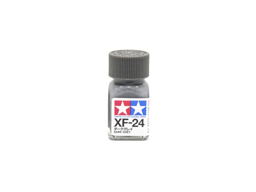 XF-24 Dark Grey flat, enamel paint 10 ml. (Тёмно-cерый матовый) Tamiya 80324
