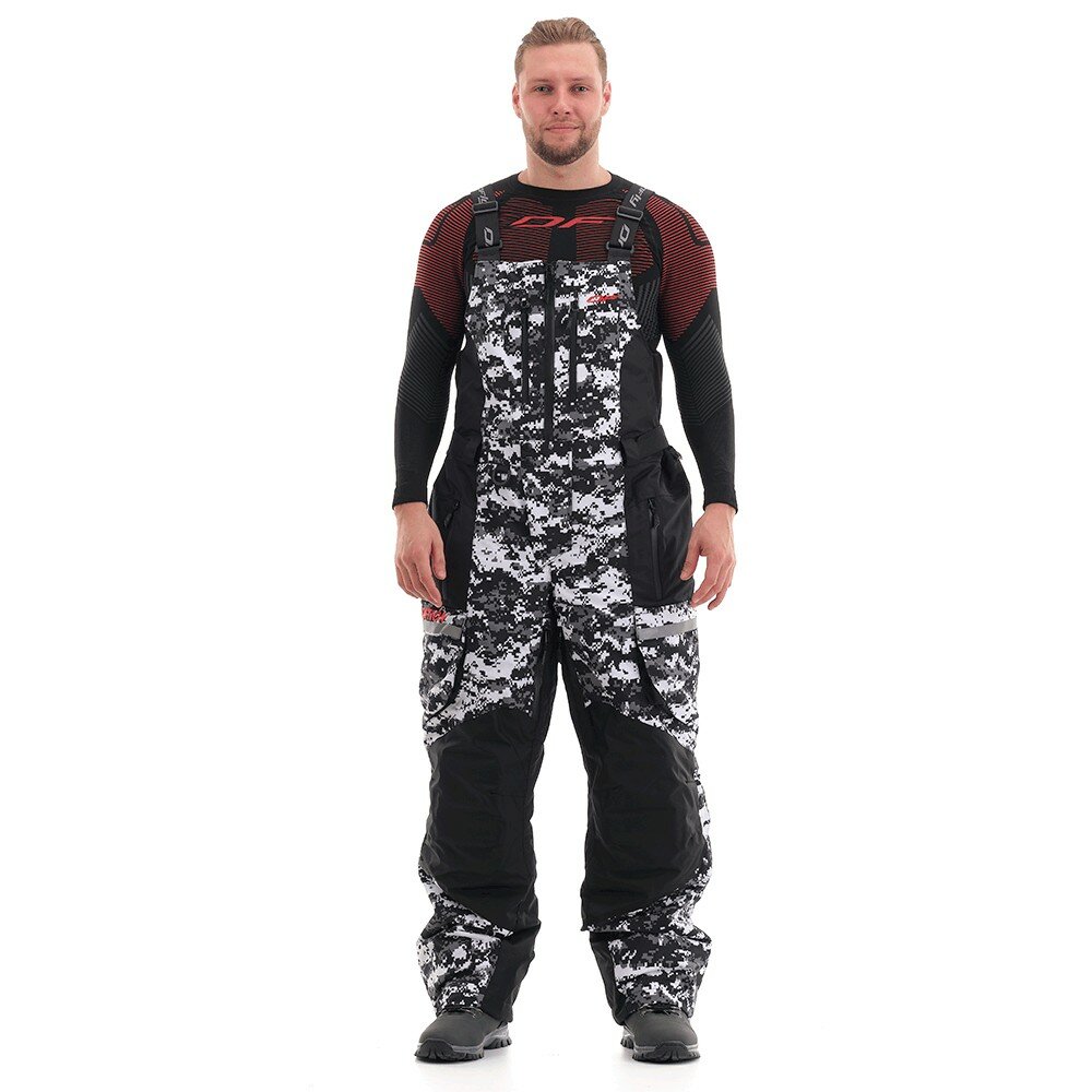 Штаны снегоходные Dragonfly EXPEDITION-pants Camo-Red. XXL. Камуфляж