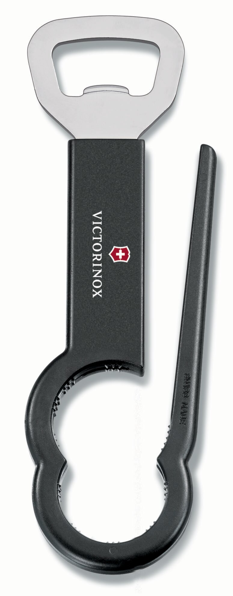 Открывалка для бутылок VICTORINOX Pet, сталь/пластик, чёрная, 7.6912.3
