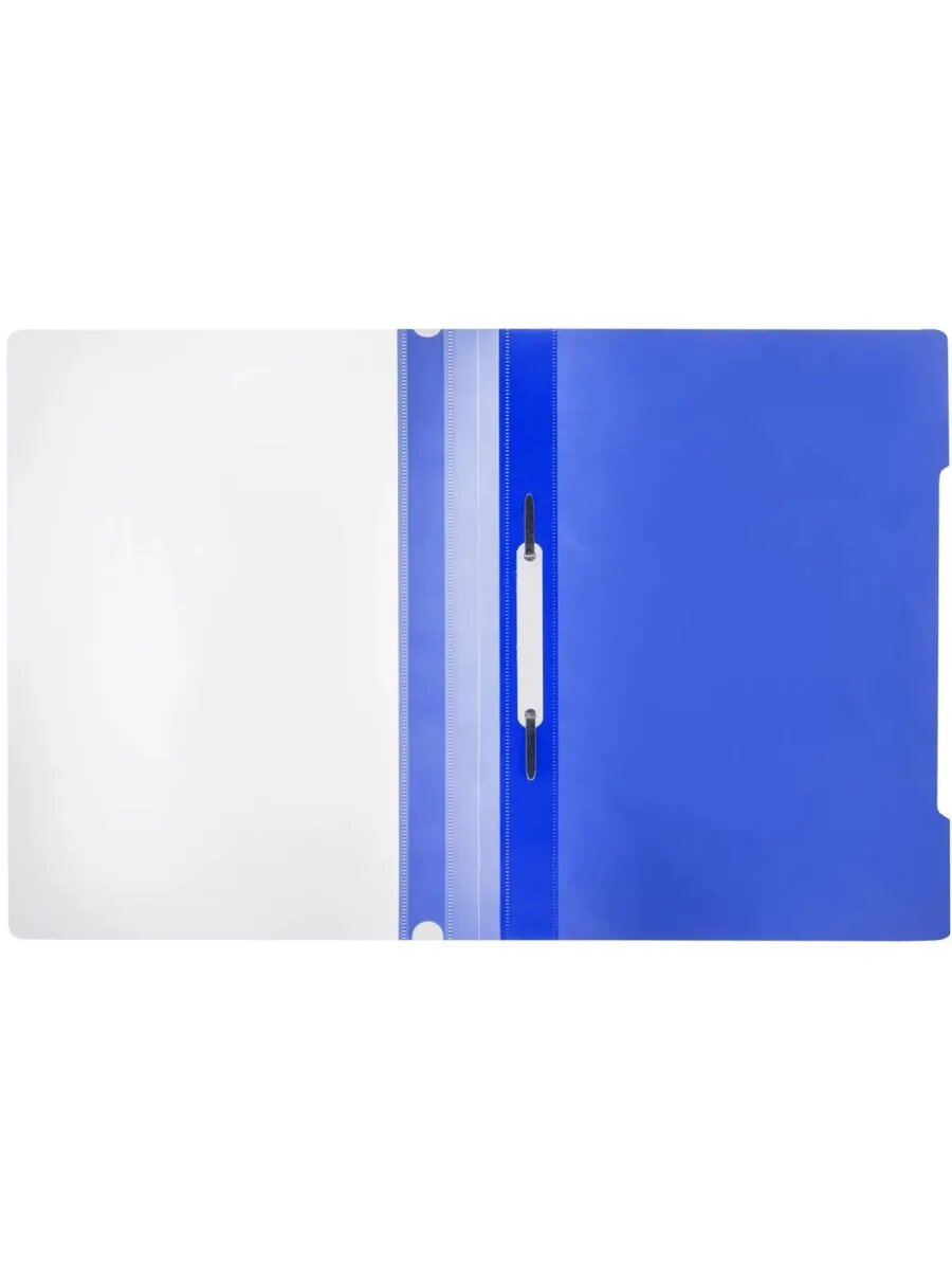 Пластиковые скоросшиватели синий, 10 шт.