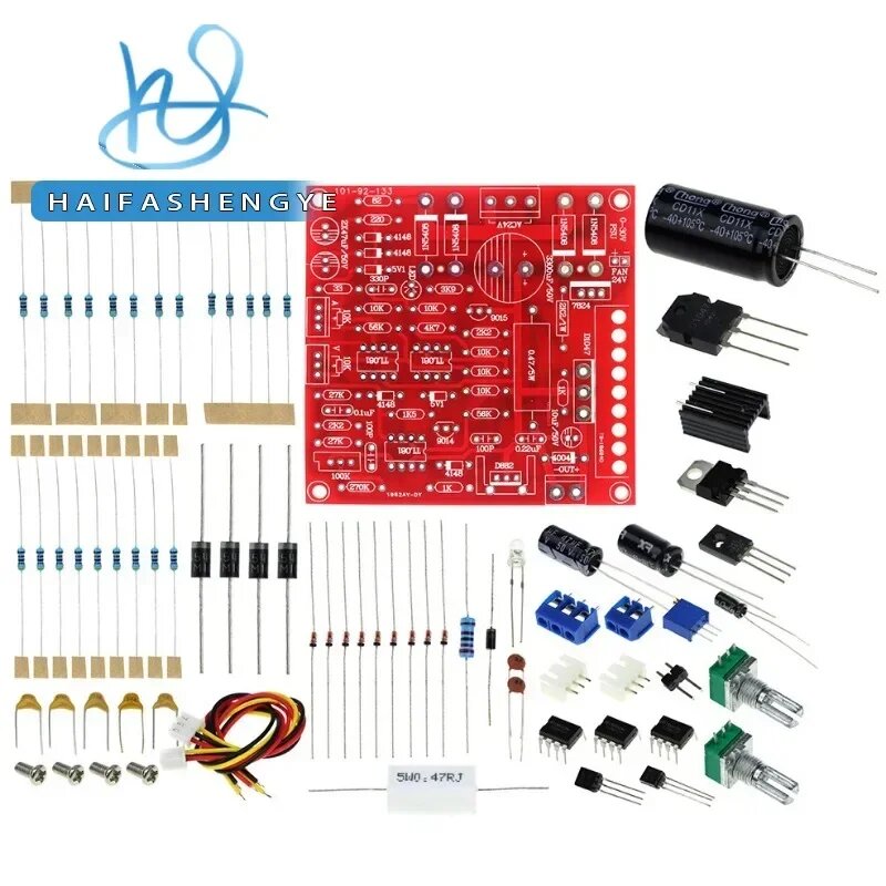 Регулируемый источник питания постоянного тока 0-30 В, 2 мА-3 А, лабораторный источник питания, защита от короткого замыкания, комплект «сделай сам»