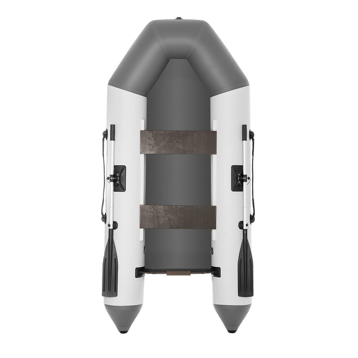 Лодка Капитан 280Т бело-серый Тонар