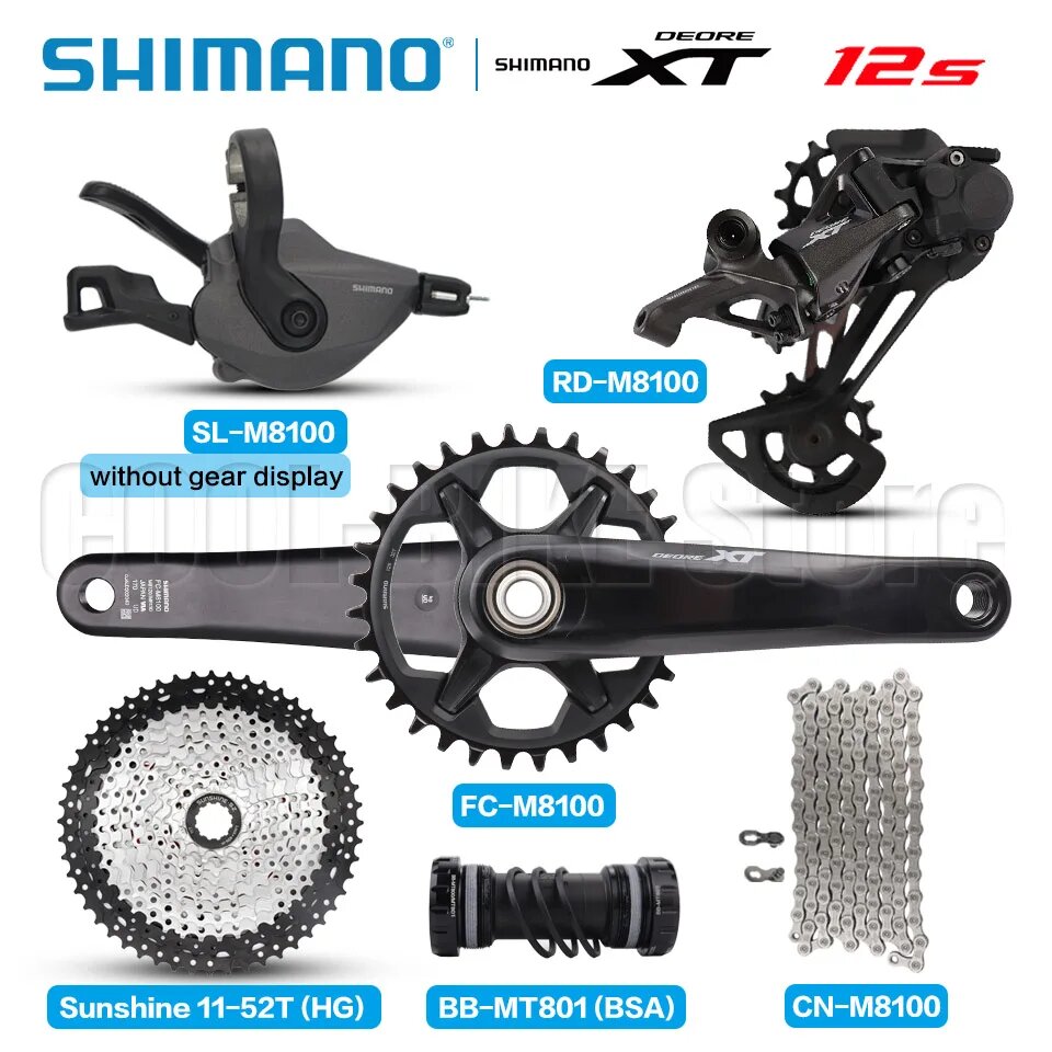 Shimano XT M8100 12 скоростей Групповой набор