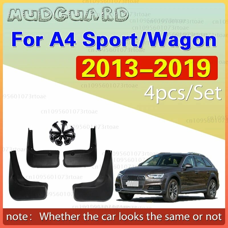 4 шт./компл. брызговики для Audi A4 Sport/Wagon Allroad 2013-2019, брызговики, брызговики на крыло 2017 2018 2015 2016