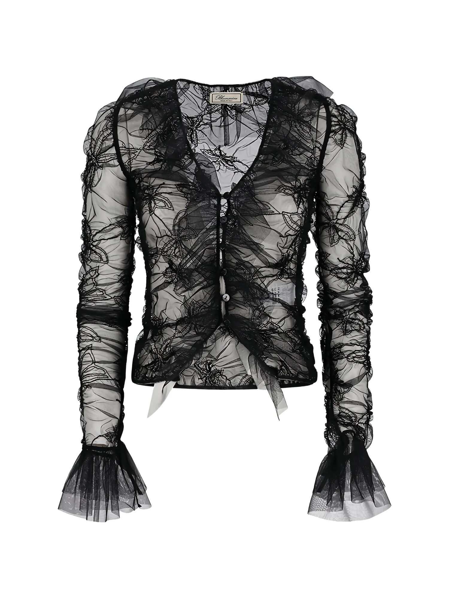 Блуза Ruffled net blouse