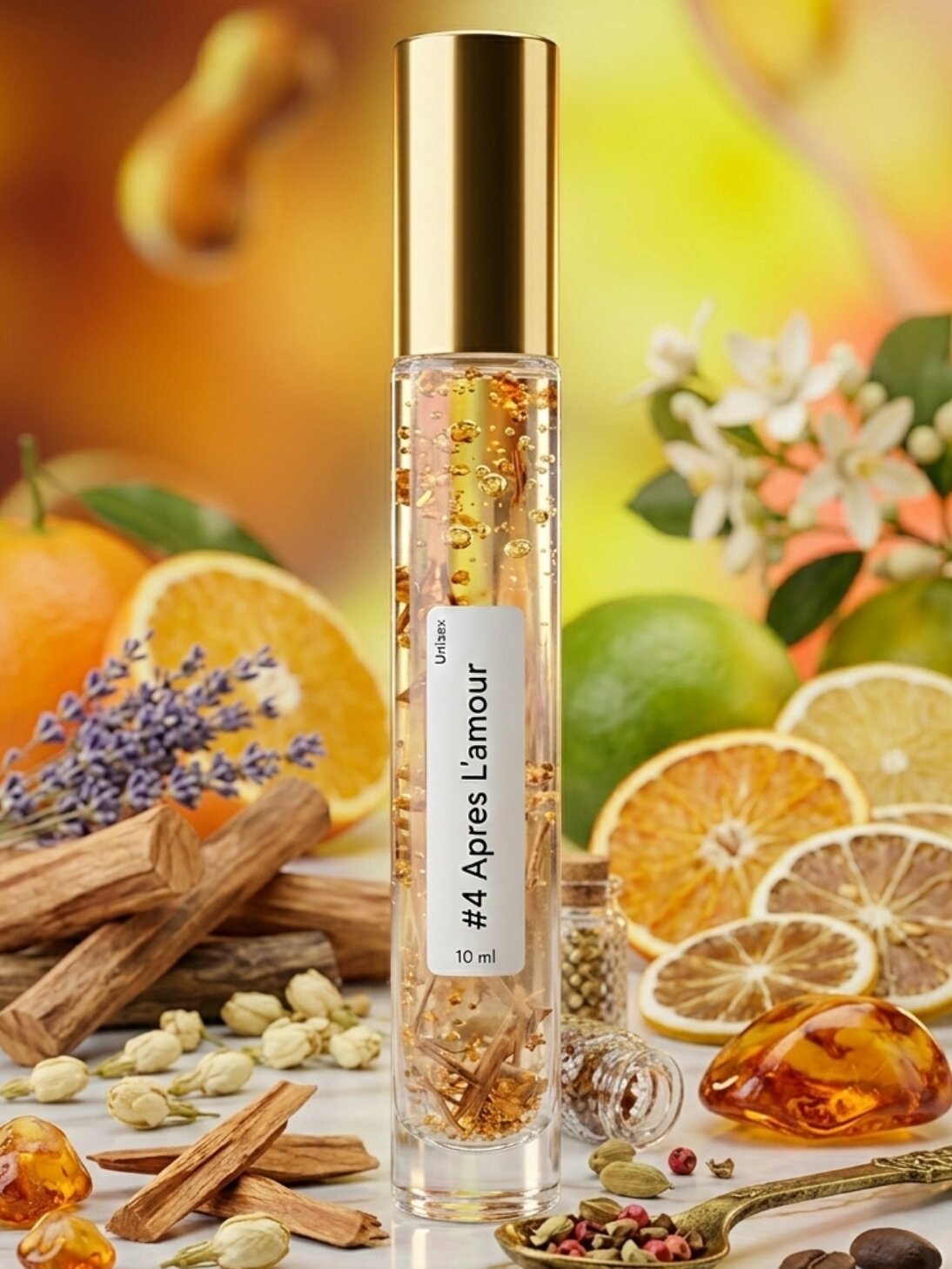 Духи масляные, авторские, в виде спрея, стойкие, по мотивам 4 Apres LAmour 5мл парфюм унисекс