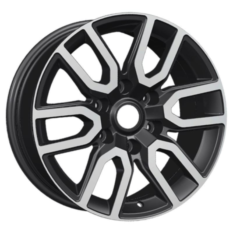 Диск колесный Khomen Wheels KHW1723 (Hyundai H-1/Staria) 8,0x17 6x139,7 Dia92.5 ET50 цвет Black-FP