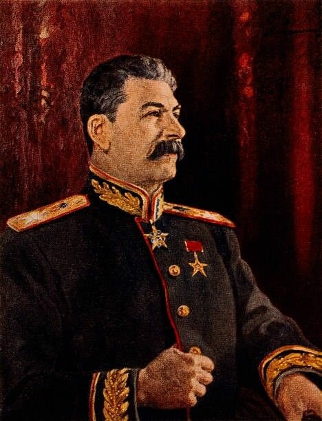 Алмазная Мозаика "Иосиф Виссарионович Сталин" 40х50 См Алмазная Вышивка / Картина Стразами Подарков / Украшения