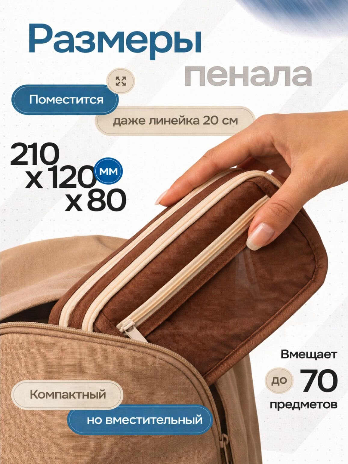 Пенал на молнии — фото 1
