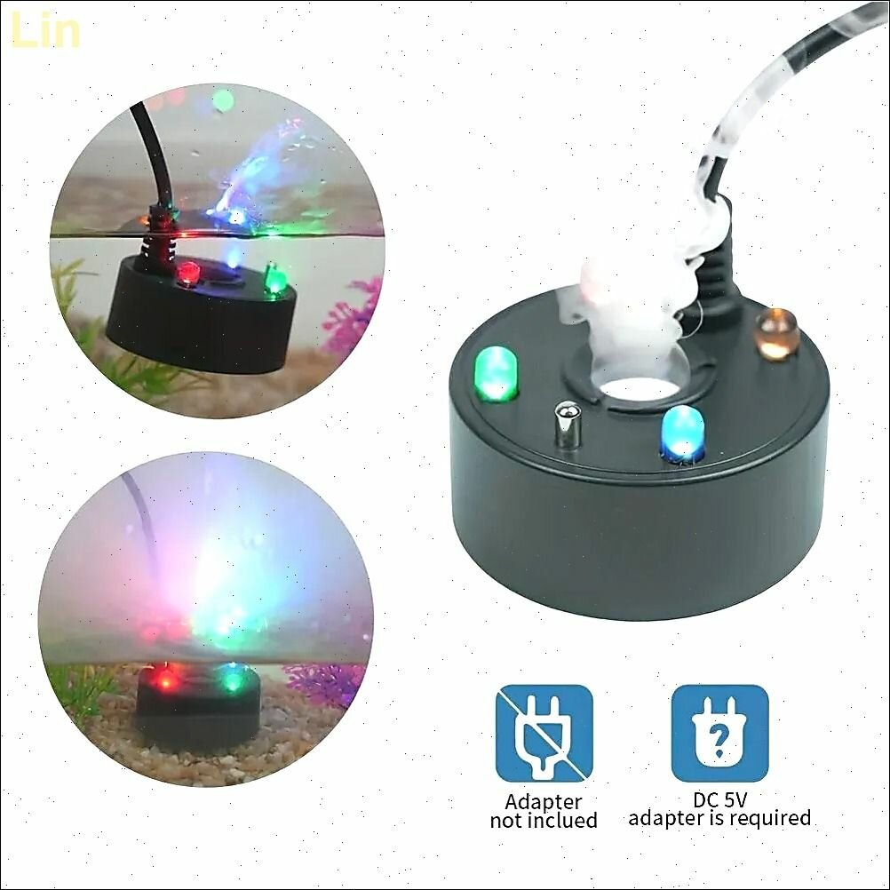 Ультразвуковой Генератор тумана с блоком питания в комплекте/ Ультразвуковой парогенератор / генератор тумана