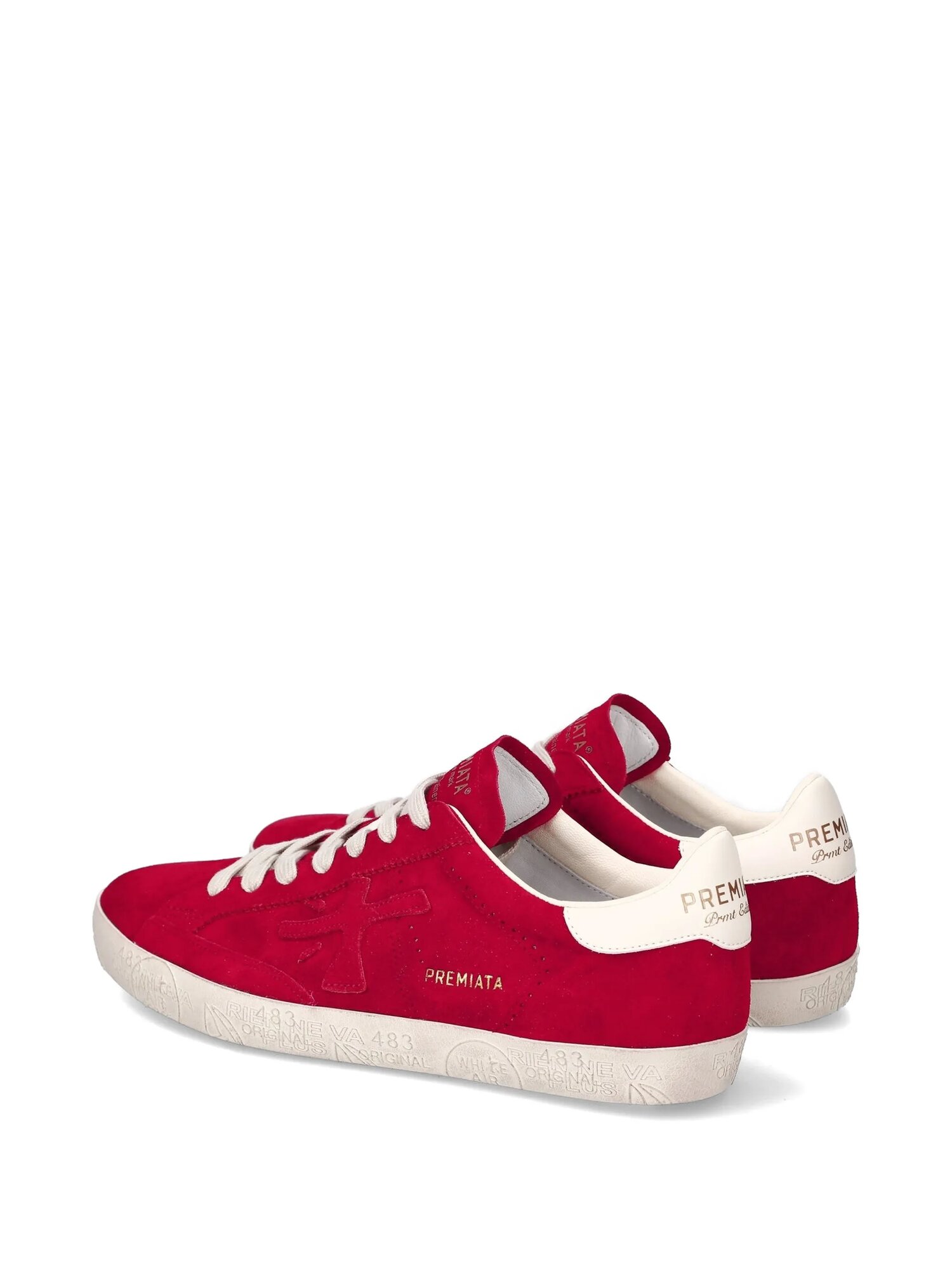 Кроссовки PREMIATA Steven 8047 sneakers, размер 41 EU, красный — фото 1