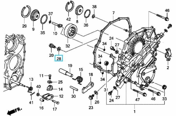 Уплотнение, 10мм; Артикул Honda/Acura: 90472RPC000 (Оригинал)
