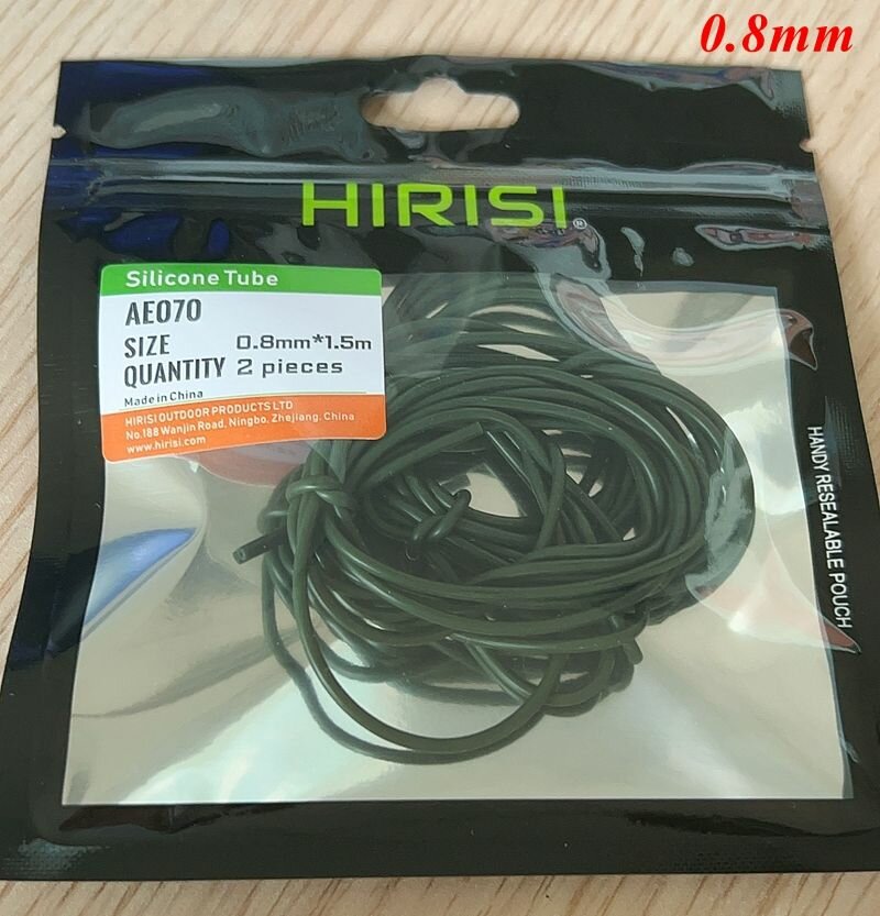 Силиконовая трубка HIRISI AE069-0,8мм 3м