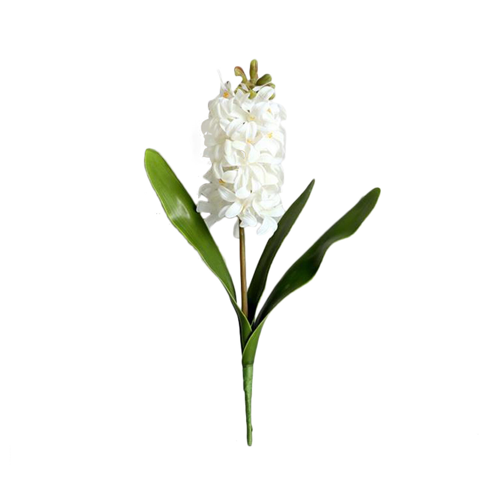 Белый искусственный гиацинт восточный (PE) — многофункциональный букет для украшения кухонного подоконника и гостиной.