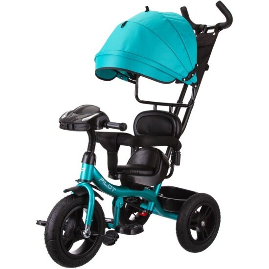 Трехколесный велосипед Pilot с ручкой управления PTA2G зеленый