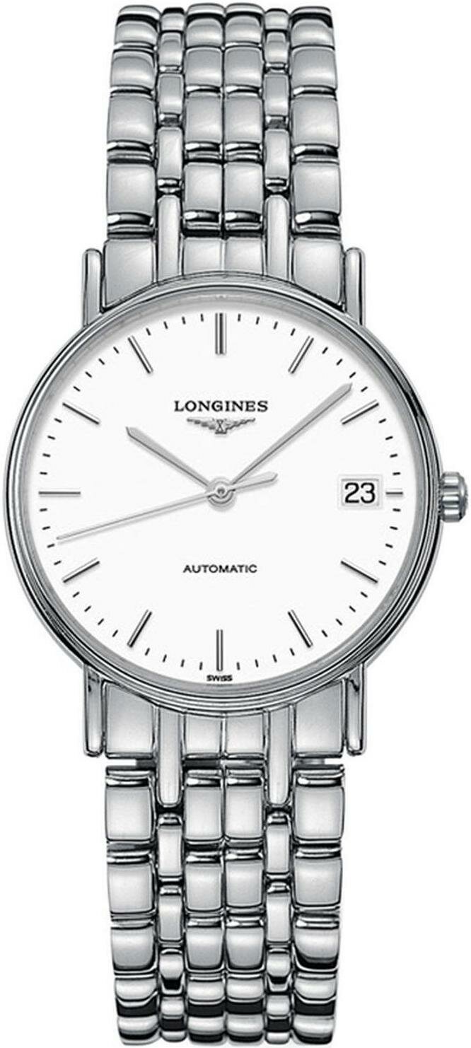 Наручные часы LONGINES, серебряный — фото 1