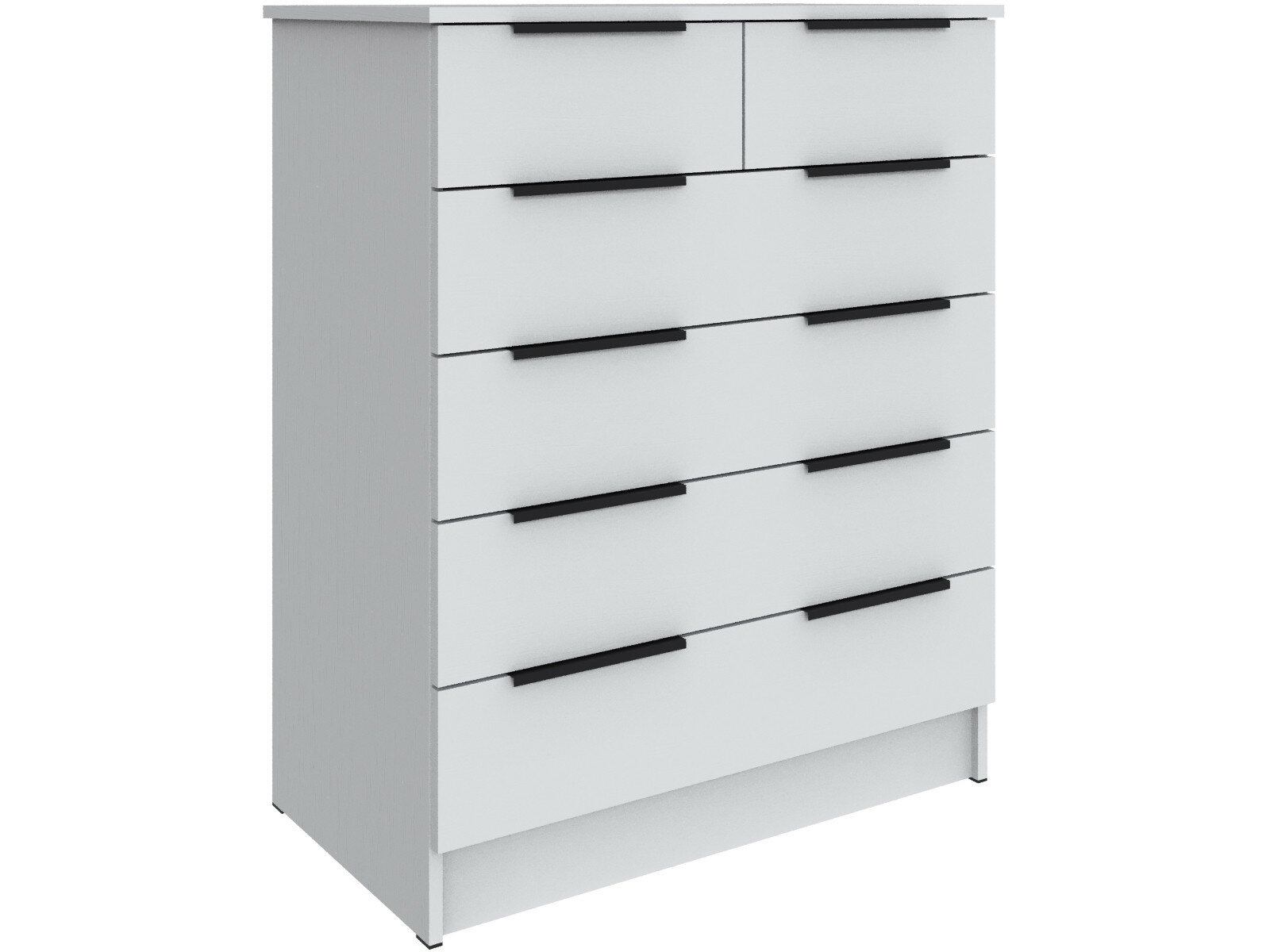 Комод для спальни с ящиками для хранения (0,82), Белый (ЛДСП)