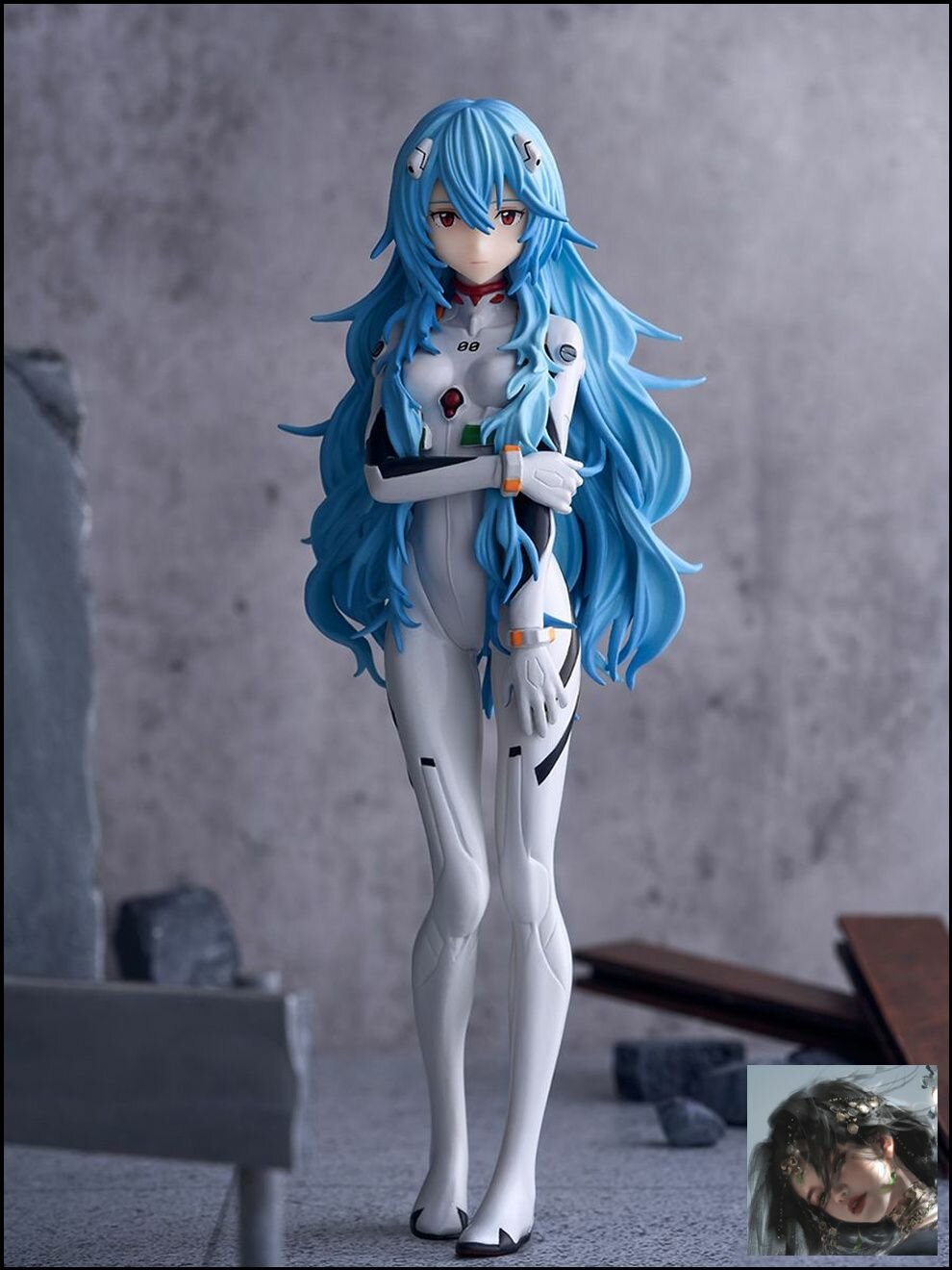 Аниме Фигурка Neon Genesis Evangelion / Евангелион, Ayanami Rei / Аянами Рей, 18см