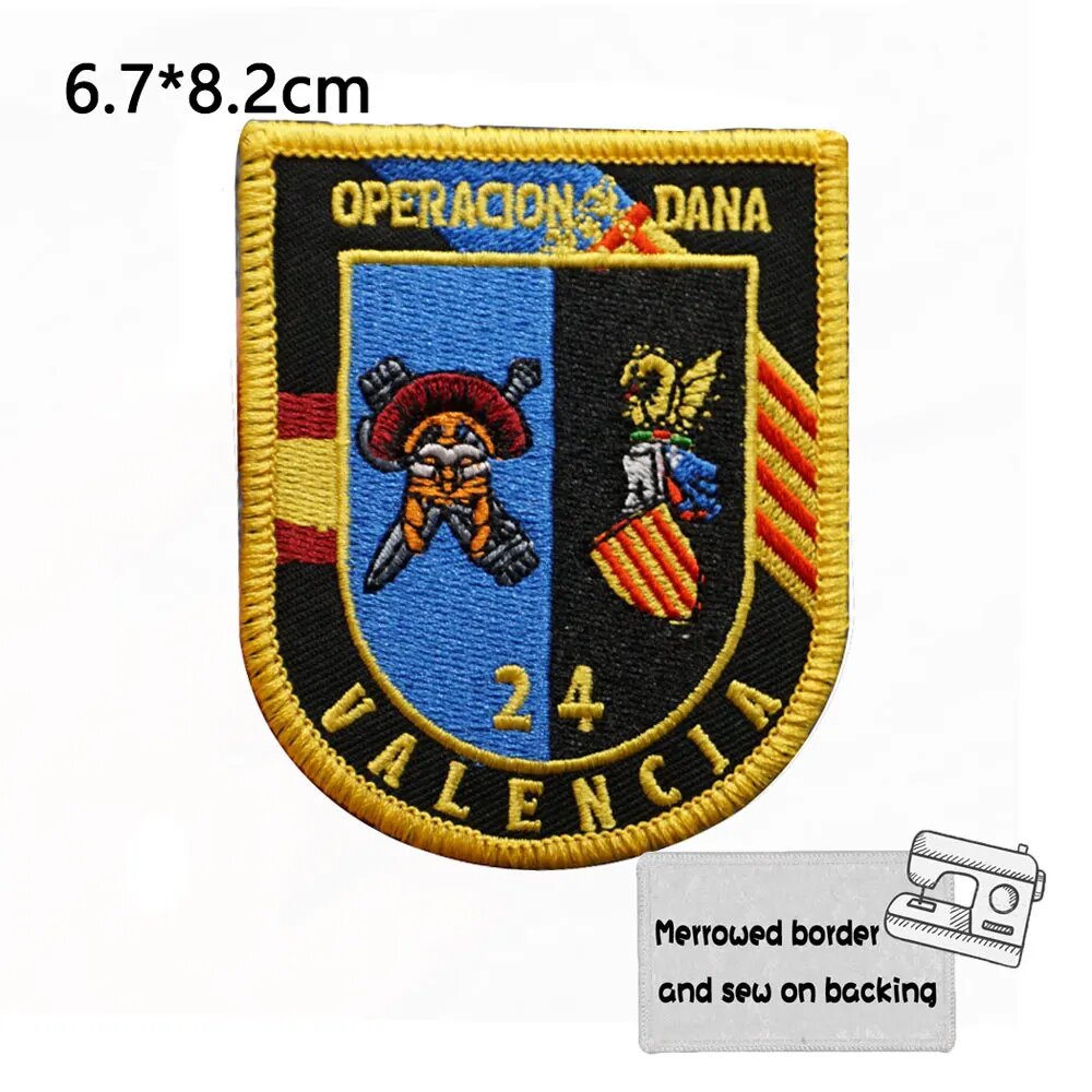 Патч вышитый "Operación DANA Valencia 24" LE 40-9