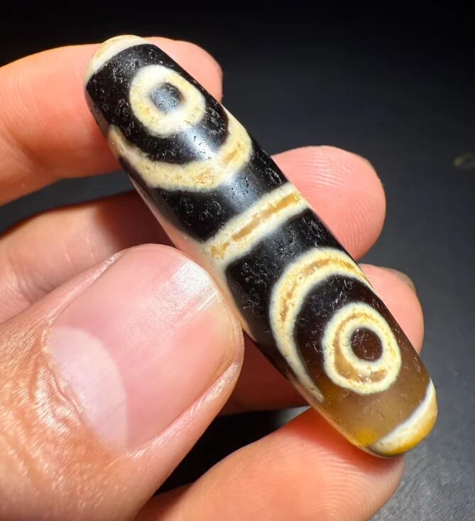 Дзи бусины агатовый крест 4 глаза