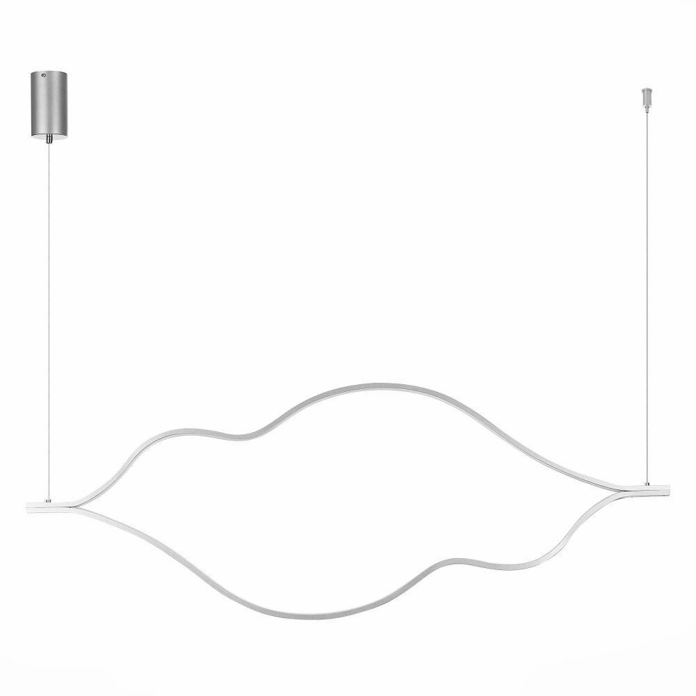 SL6106.103.65 Светильник подвесной ST-Luce Никель/Белый LED 1*65W 4000K.