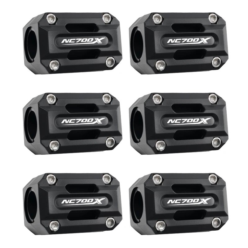 Защитные дуги (крэшбары) для мотоциклов Honda NC700, NC700X, NC 700 X, декоративные блоки, 6PCS